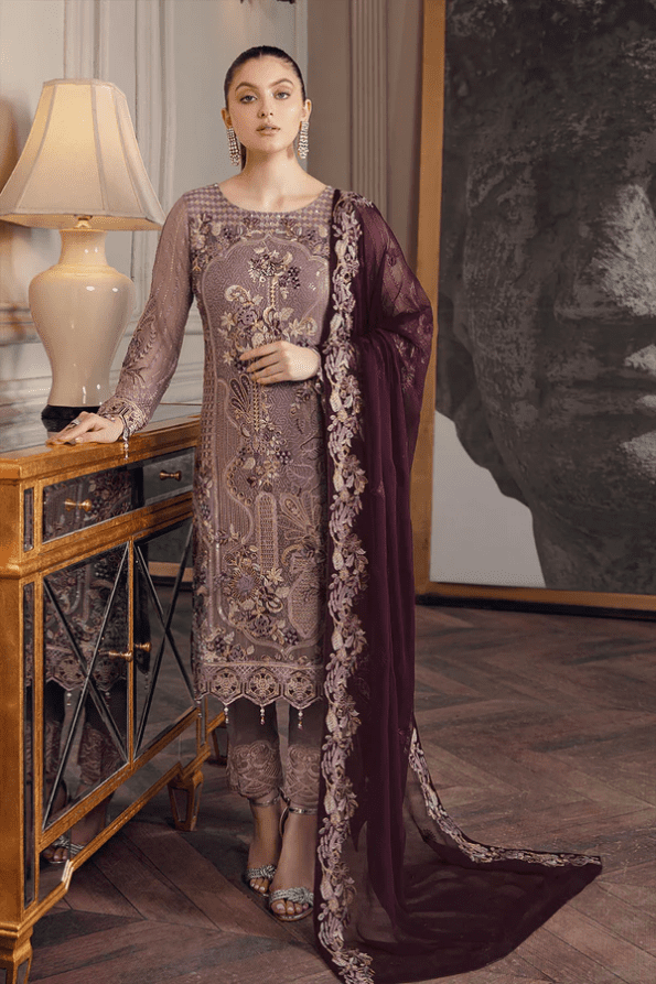 Women Mint Green Pakistani Suit With Heavy Embroidery Dupatta Work ...